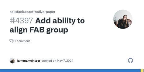 Add Ability To Align Fab Group · Issue 4397 · Callstackreact Native