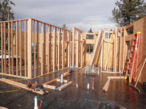 Roundup Ranch Nov 16 Framed Double Block Walls Finished Curved Block Wall Begins