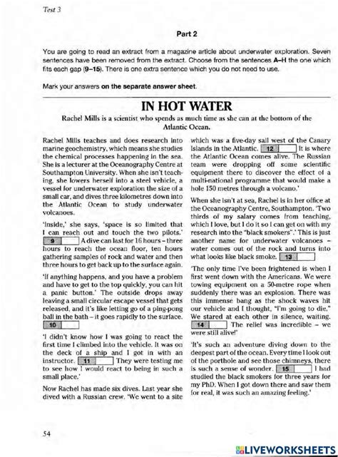 Dl3 Online Exercise For Live Worksheets