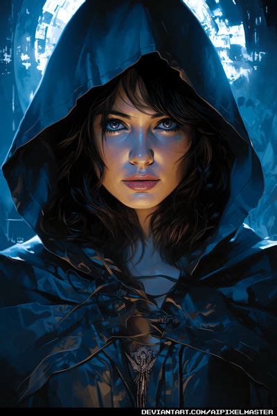 Beautiful Brunette Medieval Fantasy Sorceress By Aipixelmaster On