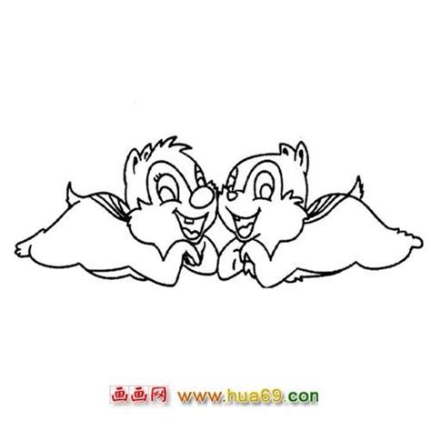 松鼠和大树组合简笔画 简笔画图片大全 普车都