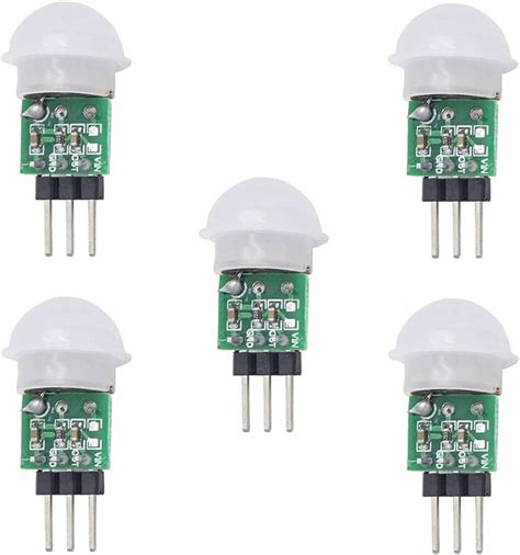 Jp Stemedu Hc Sr312 Am312 Mini Pir 人体モーションセンサーモジュール 焦電赤外線赤外線距離検出器 Arduino用 5個パック