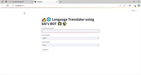 Sai Tammu On Linkedin Python Api Languagetranslation Geminiapi Streamlit Projectupdate