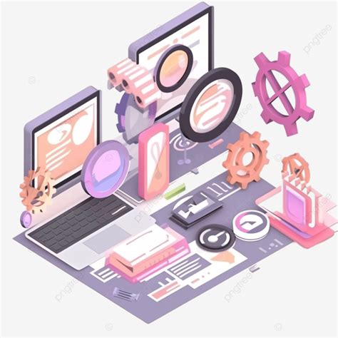 Web Development 3d Illustration Web Development Web Programming Web
