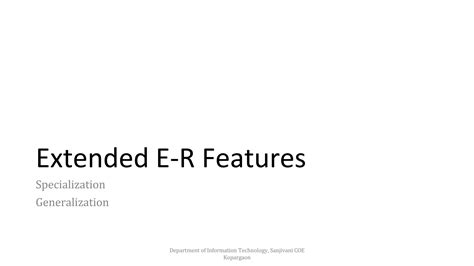 Unit 1 Introduction To Dbms Er Diagram Relation Ppt
