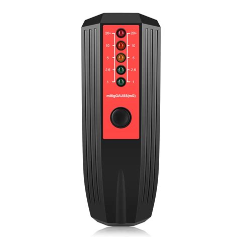K2 Emf Meter 5 Led Indicator Light Lcd Digital Electromagnetic Field