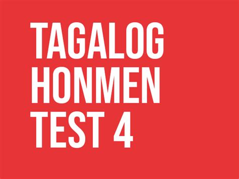 Honmen Tagalog Driving Test 4 Gaijin World