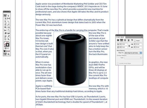 Wrap Text In Indesign Indesign Tutorials Indesign Wrap Text Around Image