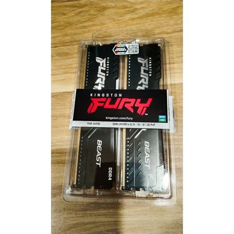 Ram Ddr4 2666 8 2 16gb Kingston Hyperx Fury Black ของใหม่ มือ1 Shopee Thailand