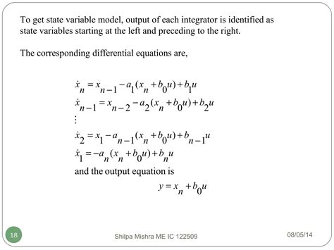 State Space Analysis Eign Values And Eign Vectors Ppt