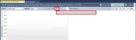 performance monitoring via sql server query store