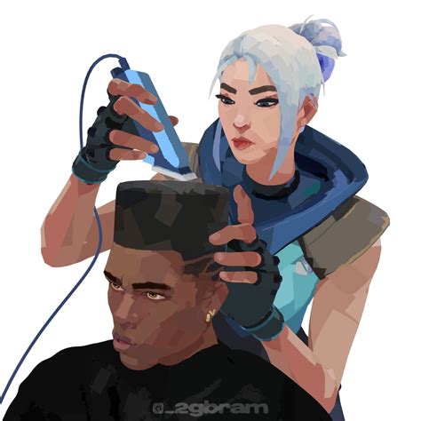 Jett And Phoenix Valorant Drawn By 2gbram Danbooru