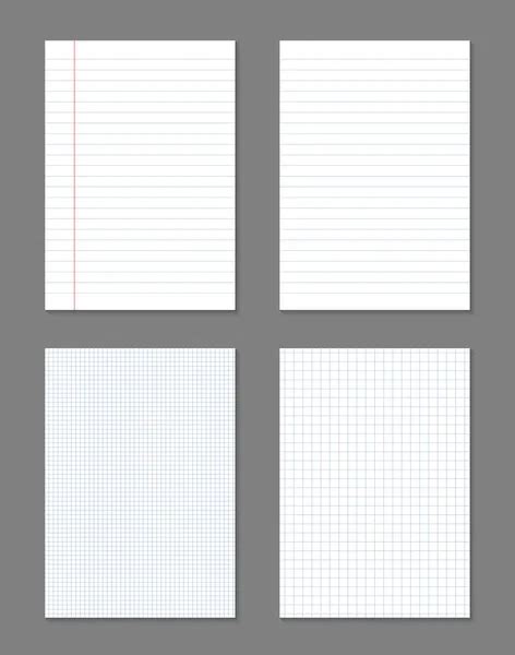 Notebook Paper Texture Stock Vector Worldofvector 144644477