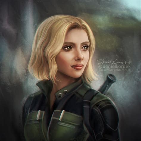 Black Widow Infinity War By Daekazu On Deviantart