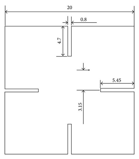 Profile Of The Circularly Polarized Microstrip Element With The Unit Mm Download Scientific