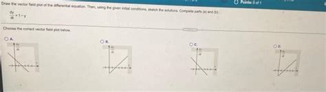 solved draw the vector field plot of the differential