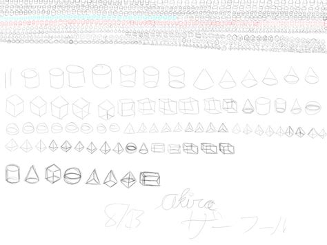 3d Shape Practice By Akirathefooldraws On Deviantart