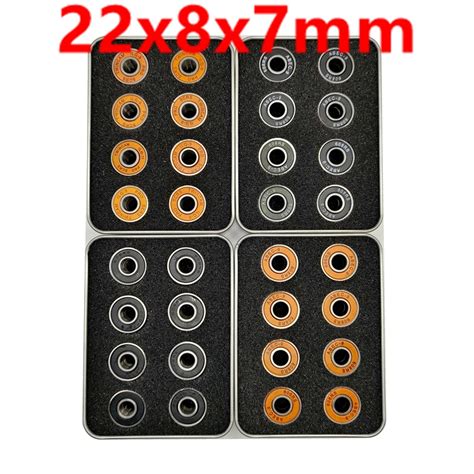 Inline Skate Bearing Skate Board Bearing Abec 9 22x8x7mm 16 Bearings