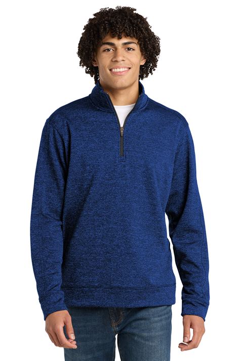 Sport Tek Posicharge Electric Heather Fleece 14 Zip Pullover Product