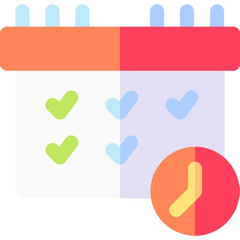 Schedule Basic Rounded Flat Icon