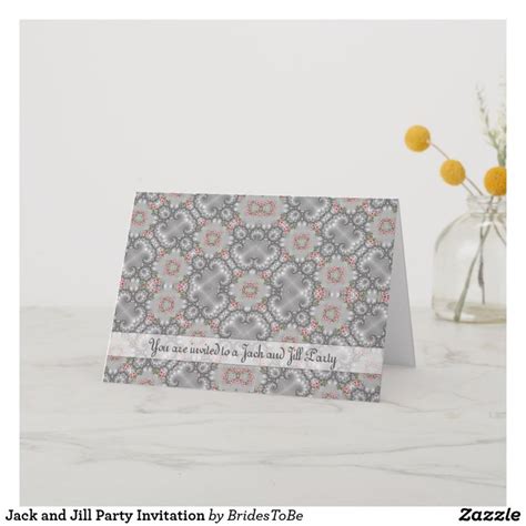 Jack And Jill Party Invitation Zazzle