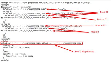Click Button Show Map V2 Summary Block