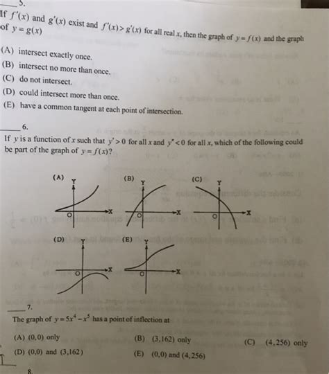 Solved 5 If F X And G X Exist And F X G X For All
