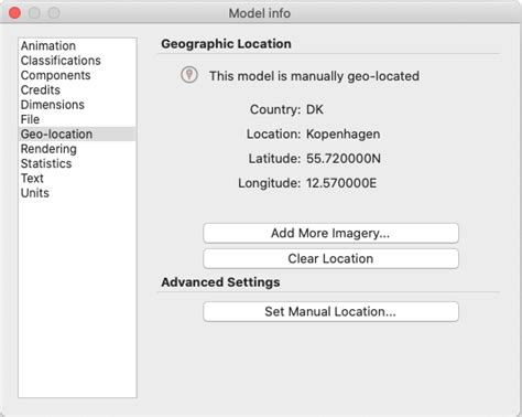 Model Info Geo Location Info Added Via Api Does Not Show This Model