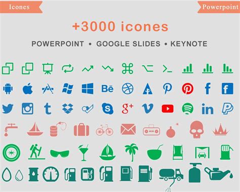 Powerpoint Recolorable Icons Recolorable Icons For Microsoft Word Powerpoint Keynote