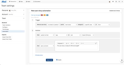 Introducing No Code Automations For Aha Develop
