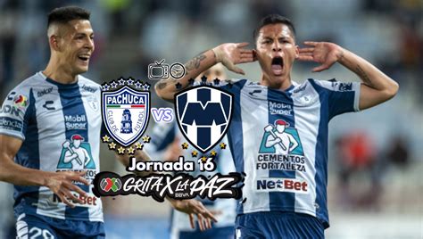 Qué Canal Transmite Pachuca Vs Monterrey En Vivo Por Tv Jornada 16