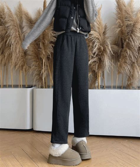 데이달링 일반기모 안감선택 보온 베이직 양털 양모 기본 트레이닝 팬츠 긴바지 와이드팬츠 겨울 주머니 기모바지 밍크기모 융기모 밴딩팬츠 고무줄바지 겨울바지 팬츠 하비추천