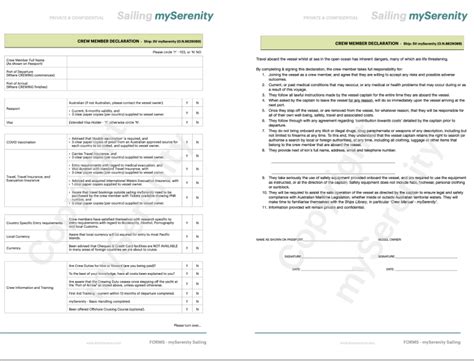 Crew Declaration What For