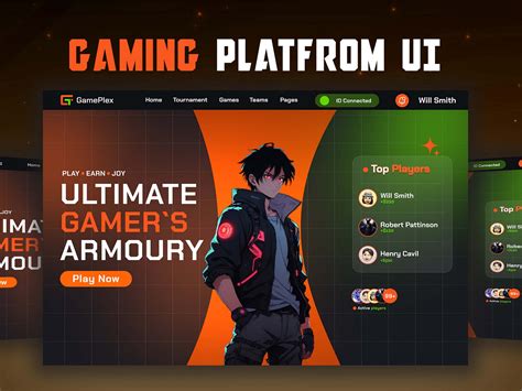 An Ui For Gaming Platform By Ayatul Sadeed On Dribbble