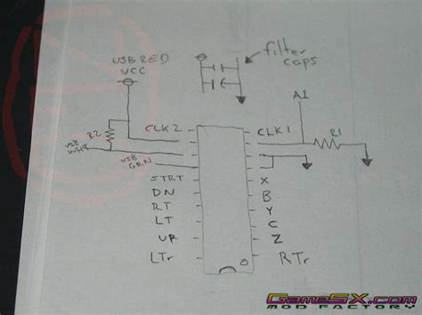 PS2 To USB Diagram