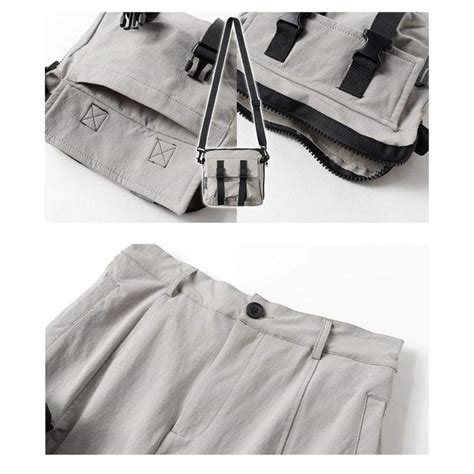 Techwear Gray Tactical Pants