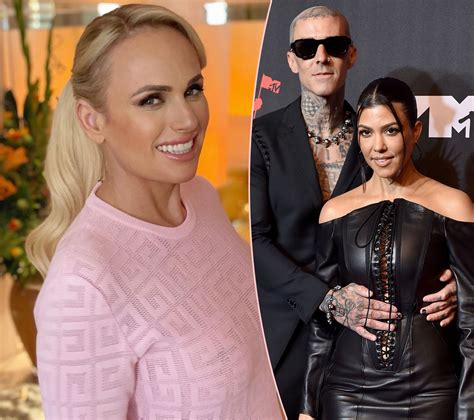 rebel wilson spotted kourtney kardashian and travis barker recreating the moment they got engaged