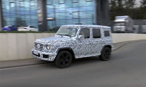 2019 Mercedes Benz G Class Technically Goes Off Road Near Nurburgring
