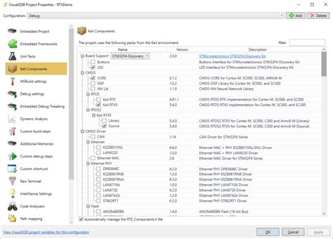 Announcing Official Support For The Keil ARM Compiler And RTX Sysprogs