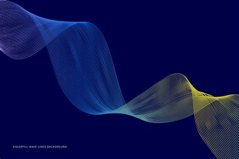 화려한 웨이브 라인 고립 된 배경 곡선 물결 모양의 선 벡터 일러스트 레이 션 스톡 일러스트레이션 0명에 대한 스톡 벡터 아트 및 기타 이미지 Istock