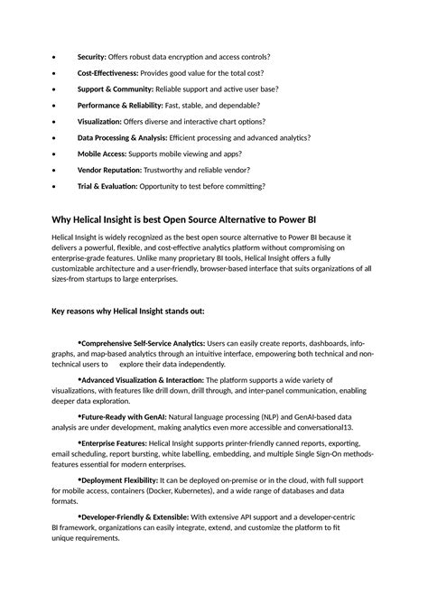 Helical Insight The Best Open Source Alternative To Power Bipptx