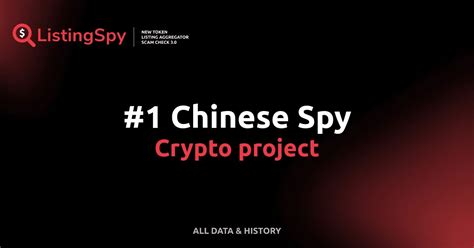 1 Chinese Spy Crypto Project Info Tiktok Listings Events Charts Community Analysis