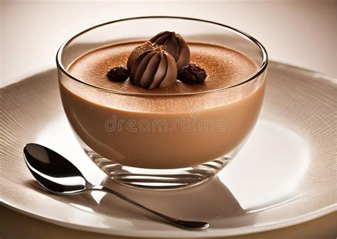 Chocolate Dessert Mousse Pudding Gourmet Sweet Treat Stock Illustration Illustration Of Mousse