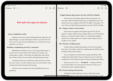 how to multitask on ipad with split screen and stage manager