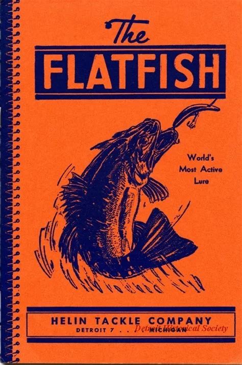 Booklet The Flatfish Worlds Most Active Lure Detroit Historical