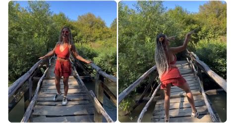 Гери Никол клати яката дупара на дървен мост