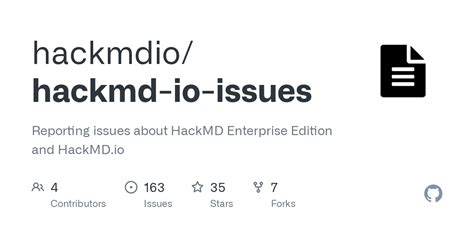 Github Hackmdiohackmd Io Issues Reporting Issues About Hackmd Enterprise Edition And