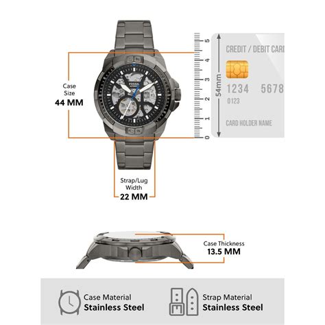 Buy Fossil Bronson Smoke Watch Me3218 Online