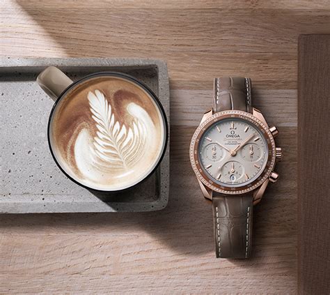 Omega Ladies Speedmaster 38 Now Glitters In Gold With Diamonds