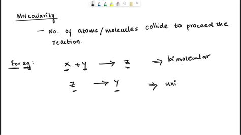 Solved Identify The Molecularity Of Each Elementary Reaction In The
